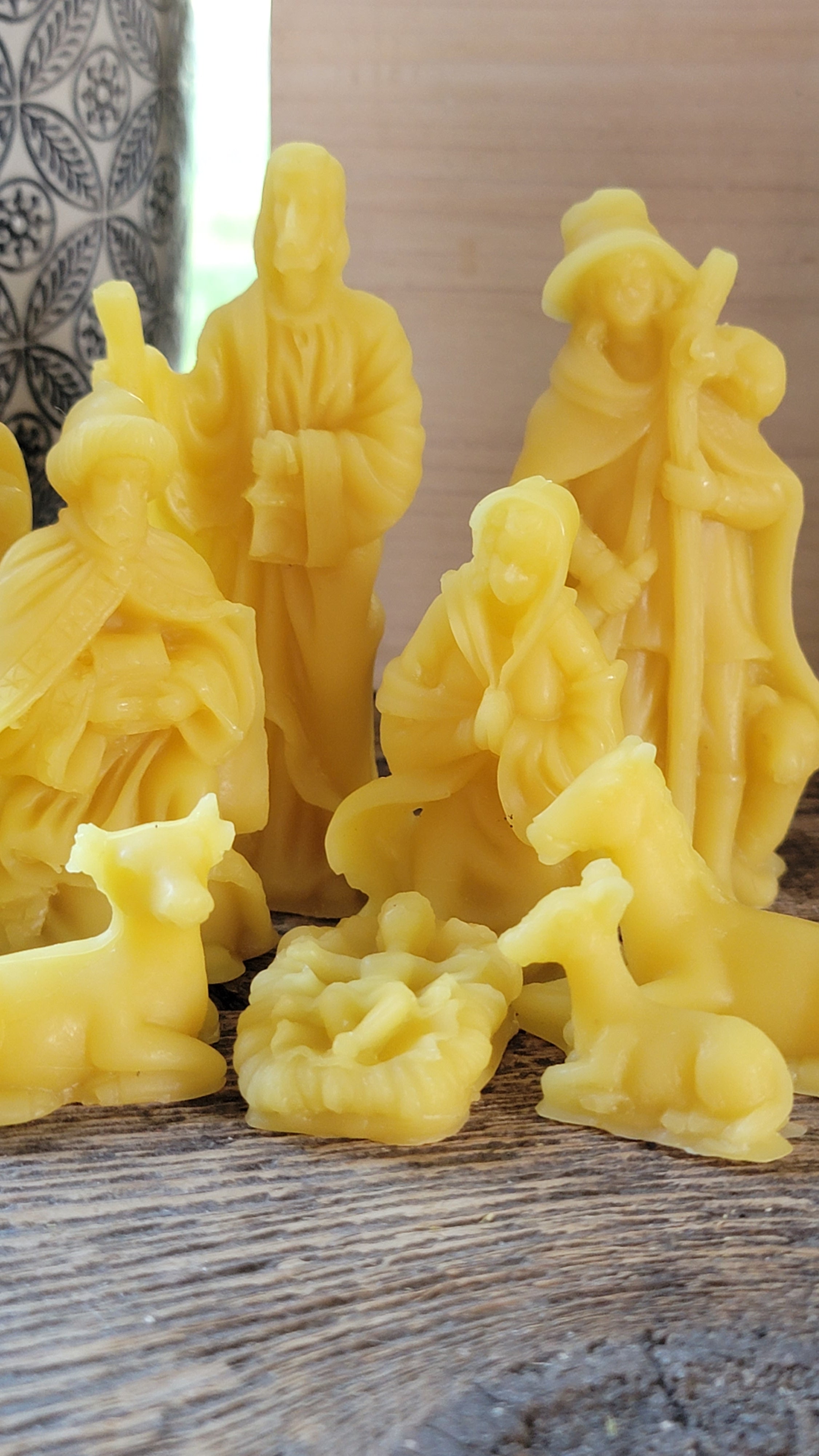 Simple Shepherd | 10 Piece Beeswax Nativity – Little Red Farm