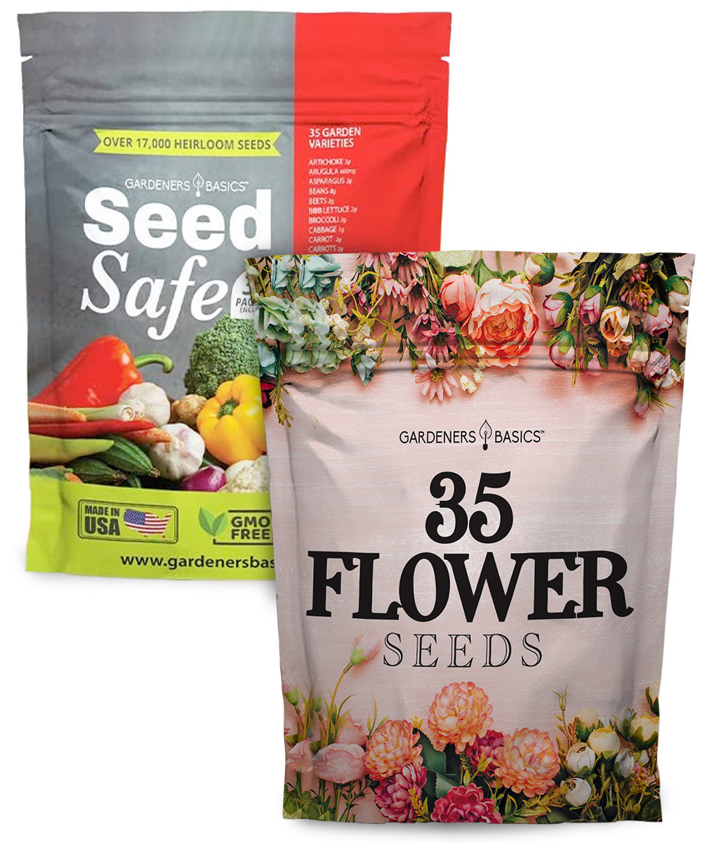 Survival & Wildflower 70-Variety Seed Kit - Heirloom, Non-GMO Seeds fo ...