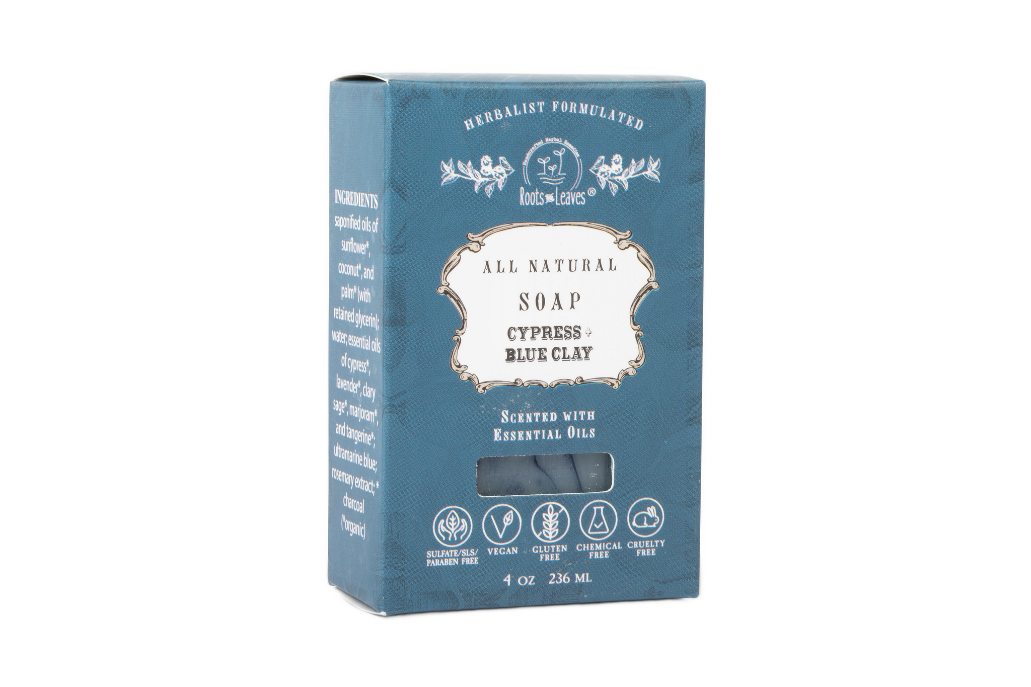 Organic Vegan Cypress + Blue Clay Bar Soap – Little Red Farm