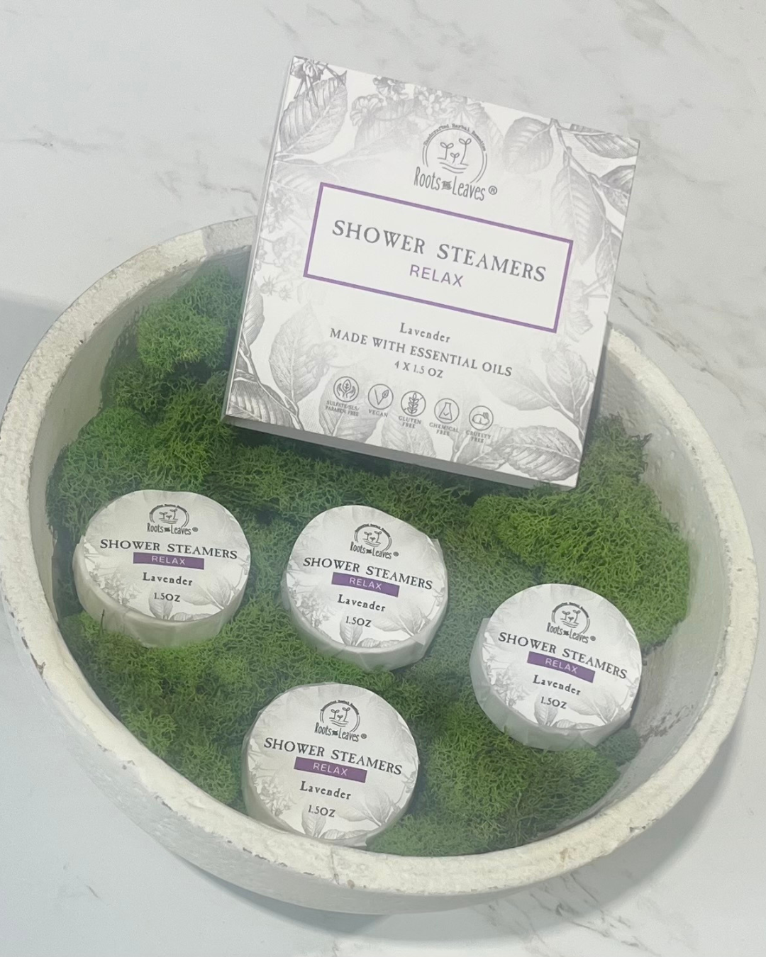 Relax - Lavender Shower Steamer & Bath Bomb – Little Red Farm